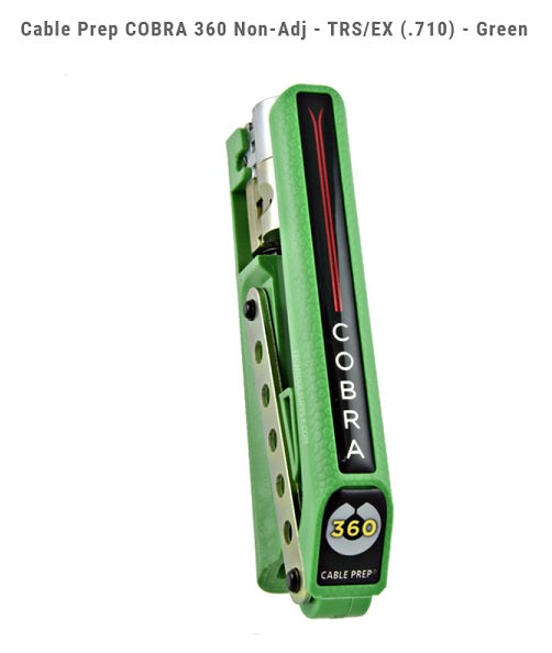 CABLE PREP - Cable Prep COBRA 360 Non-Adj - TRS/EX (.710) - Green - CO ...